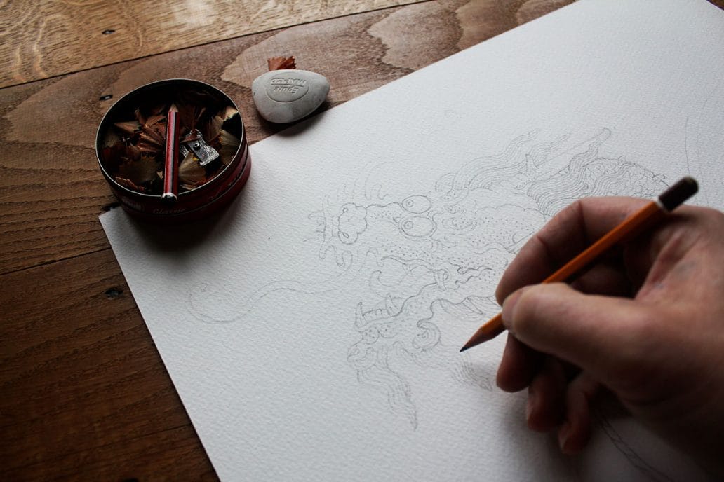 Dragon study - Tashi Mannox